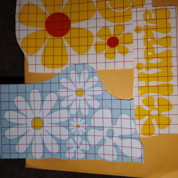 Daisy Decal Set of 18, Hippie Flower Decals Car Decals Flower Stickers ...