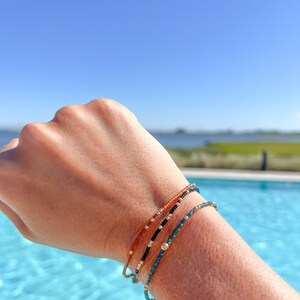 Siesta Key Stack Neutral Seed Bead Bracelet Stack - Etsy