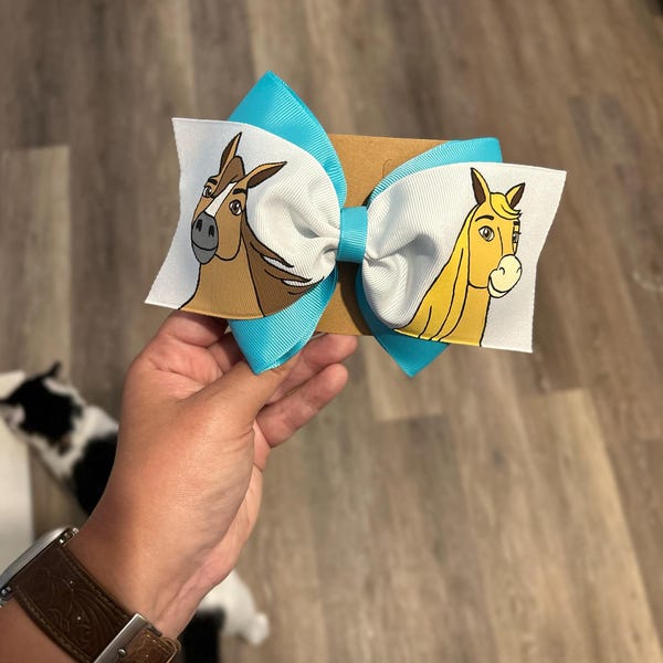 Halloween Themed Disney's Eeyore and Tigger Hand Painted Hair Bow ...