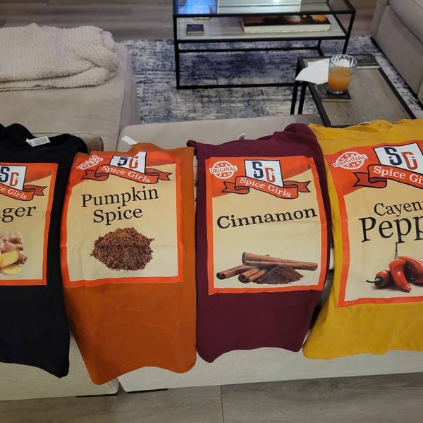 Spice Girl Group Thanksgiving Day Shirts, Shirt for Friends Family ...