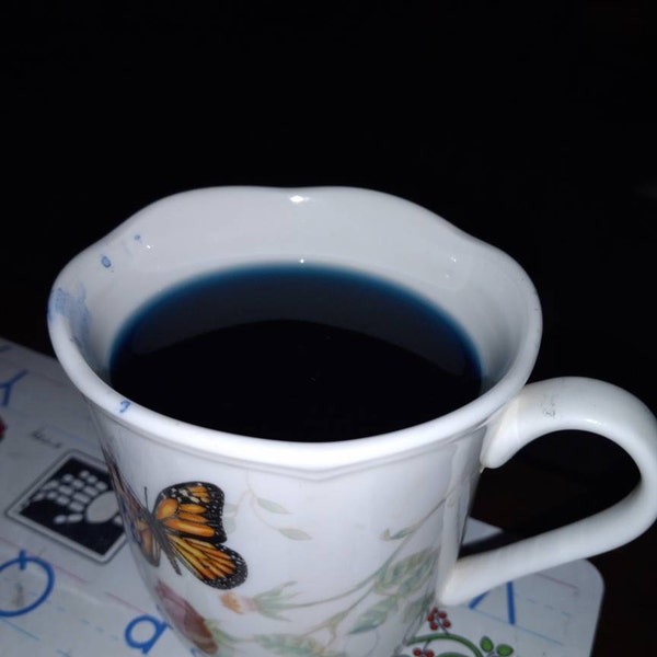 Blue Butterfly Pea Flower Tea, Chocolate Mint Tea Herbal Blend - Etsy