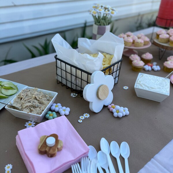 Felt Daisy Flowers Felted White Daisies Wool Felt Spring Felt Shapes ...