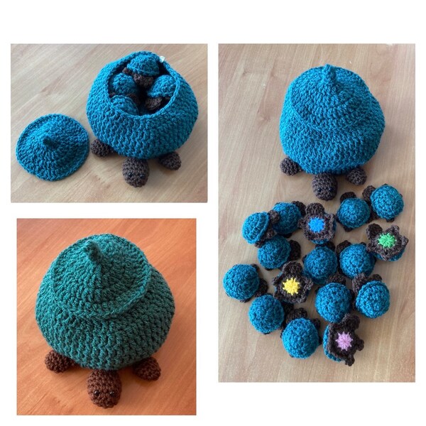 Octopus Memory Game, Crochet PATTERN, Crochet Octopus Pattern Pdf ...