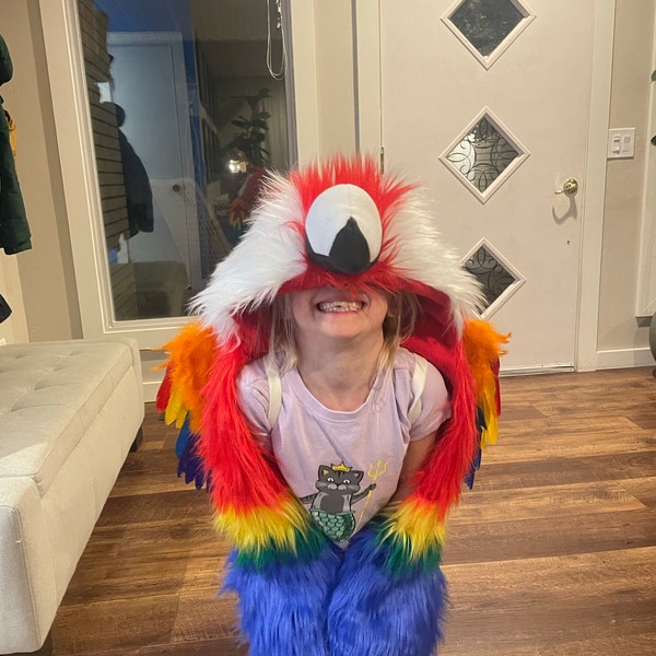 Cockatiel Scoodie | Parrot Hood | Parrot Costume - Etsy
