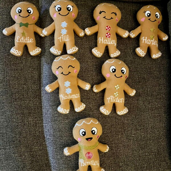 Gingerbread Footballers in Range of Team Colours. - Etsy