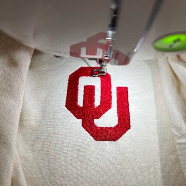 OU Machine Embroidery Design Tested - Etsy