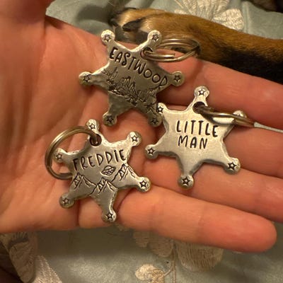 Mini Dog Tag for Dogs, the Bean, Personalized, Pet ID Tag - Etsy