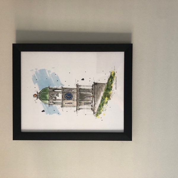 Halifax Ferry, Nova Scotia, Urban Sketch, Art Print, Downtown Sketcher ...