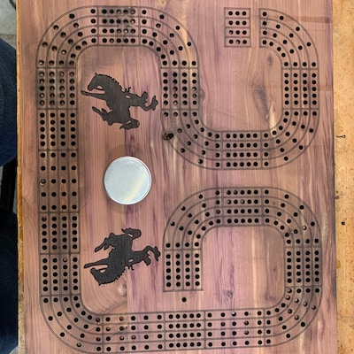 Twenty Nine 29 Shape Cribbage Board Dxf and Svg Vector File - Etsy