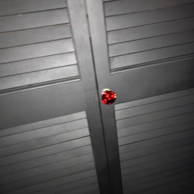 Red Rhinestone Dresser Knob Drawer Crystal Glass Handle Decorative ...