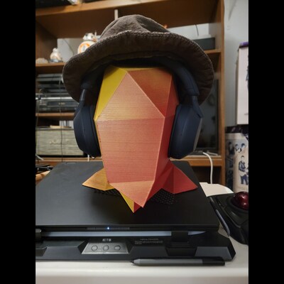 Leonardo Da Vinci Headphone Stand Painter Inventor Headset Hanger Rack ...