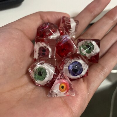 One of Kind, Handmade Eyeball Dice. - Etsy