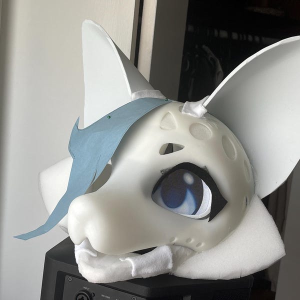 Furry Fursuit Moving Jaw Round Eyes Head Base 3D Print (kemono Series ...