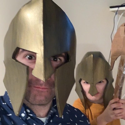 DIY Spartan Helmet Eva Foam Helmet Template Pattern Blueprint Pdf ...