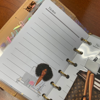 Printed Double Sided Notes Refill for Your Agenda GM MM PM, Personal ...
