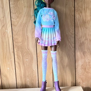 Rainbow High Doll Clothes, Cute Hoodie Dress and Socks Outfit Set ...