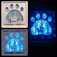 Labrador Dog Shadow Box SVG, 3d Papercut SVG, Layered Paper Art ...