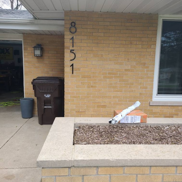 8 Inch House Numbers - Modern Farmhouse Apartment Building Home Address ...