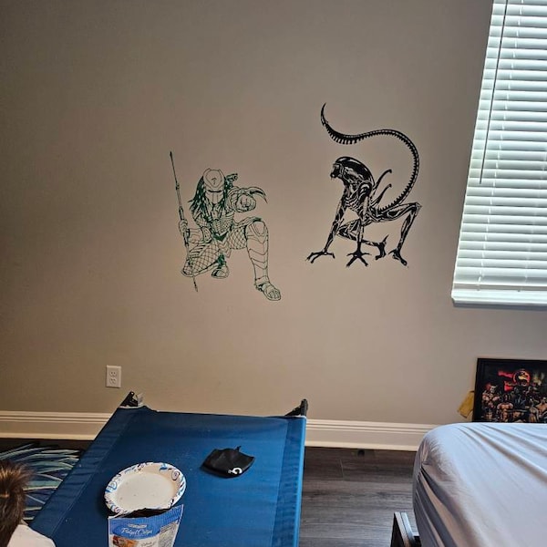 Jack and Sally Wall Decal Vinyl Sticker Peeking Sign Gift Nightmare ...