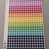 A Year of Date Dots Stickers, Planner Stickers, Removable - Etsy