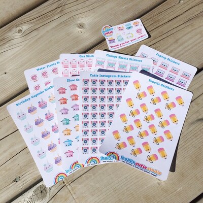 30 Cute Scales, Weight Tracker Planner Stickers - Etsy