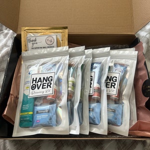 Men's Hangover Bag Only Bundle, Men's Hangover Survival Bags, Packs of ...
