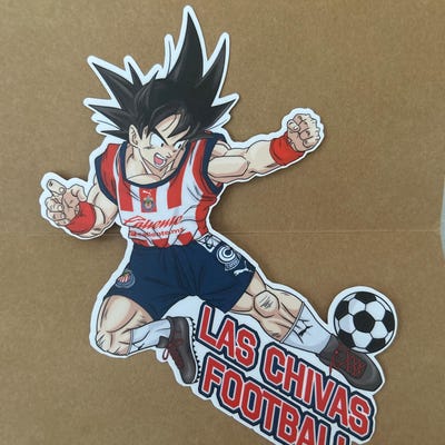 Las Chivas Soccer Goku - Etsy