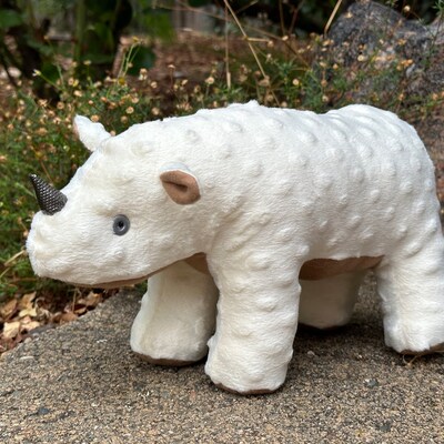 Rhino Sewing Pattern in 3 Sizes With Tutorial. - Etsy