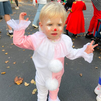 Kids Clown Costume/vintage Clown/clown Costume/kids Halloween Costume ...