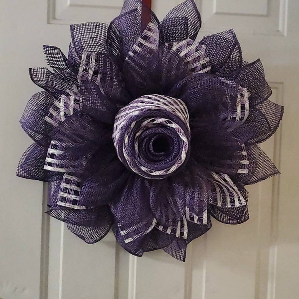 Purple Poly Burlap Mesh 10 Inch, Poly Burlap Mesh, Poly Burlap Mesh for ...