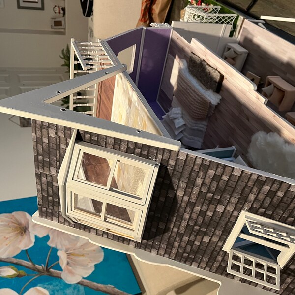 Dollhouse Miniature 3 Bay Window Working Large 1:12 Scale Houseworks ...