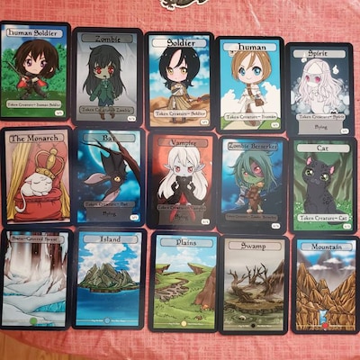 Chibi Mtg Pick Any 15 Creature Tokens, Emblems, or Lands Super Adorable ...
