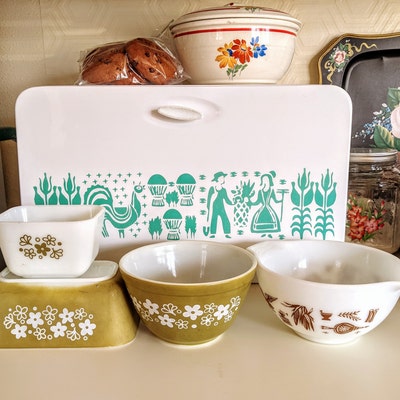 Pyrex Vintage Kitchen .svg Pattern Downloads Editable Vector Files for ...