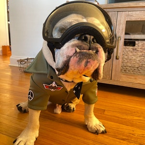 Top Gun Look Outfit Set Pet Fighter Pilot Outfit Navy - Etsy