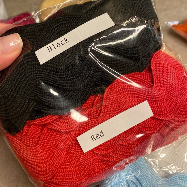 5 Yards Red Jumbo Rick Rack Trim, Red Rick Rack, Jumbo Ric Rac, Rick ...