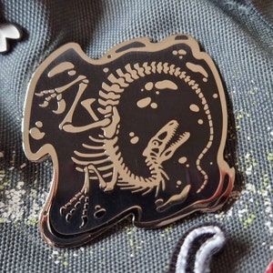 Yutyrannus Metal Pin Dinosaur - Etsy