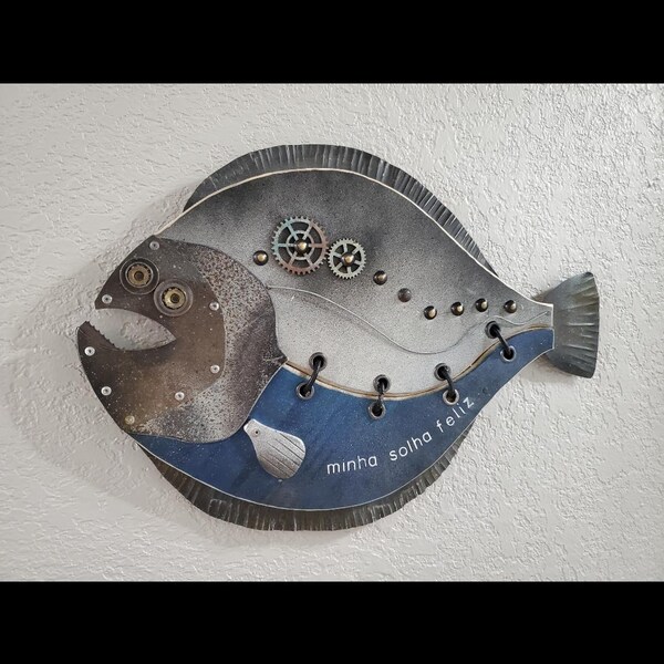 Handmade 3d Fish Shoal 36x24 Boxed Framed Resin Art Coastal Gift ...