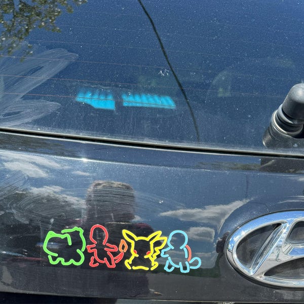 Waterproof Kirby Decal for Car Cute Video Game Laptop Sticker Vinyl ...