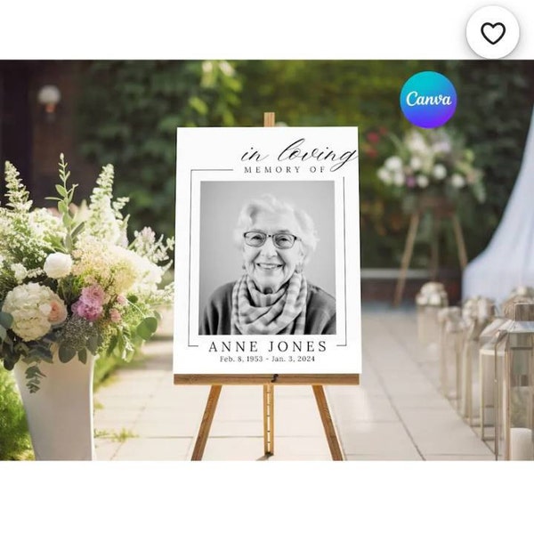 Editable Memorial Photo Template Stairway to Heaven Memorial Picture ...