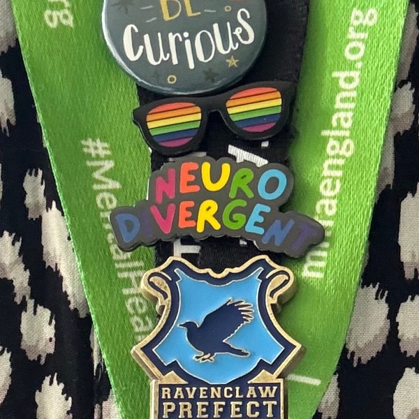 Neurodivergent Enamel Pin | Hard Enamel Nickel-free Brooch | Autism ...