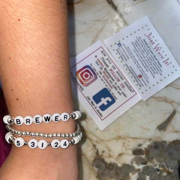 MSU Spartan STACK - Beaded Bracelets | Michigan State Bracelets ...