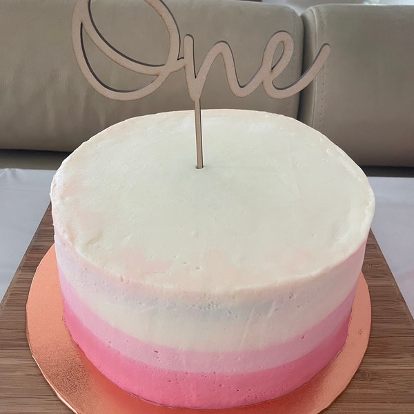 Cake Smash Topper One Cake Topper Birthday Cake Topper Cake Decoration ...