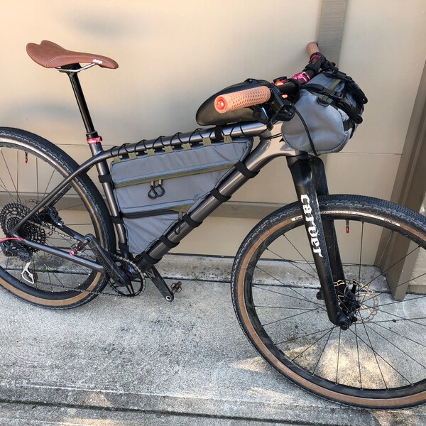 Custom Bike Frame Bag. Bicycle Gear Bag. Cycling Bags. (personal Bike ...