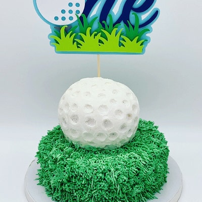 Golf Cake Topper, Golf Theme Birthday, Hole in One, Golf First One ...