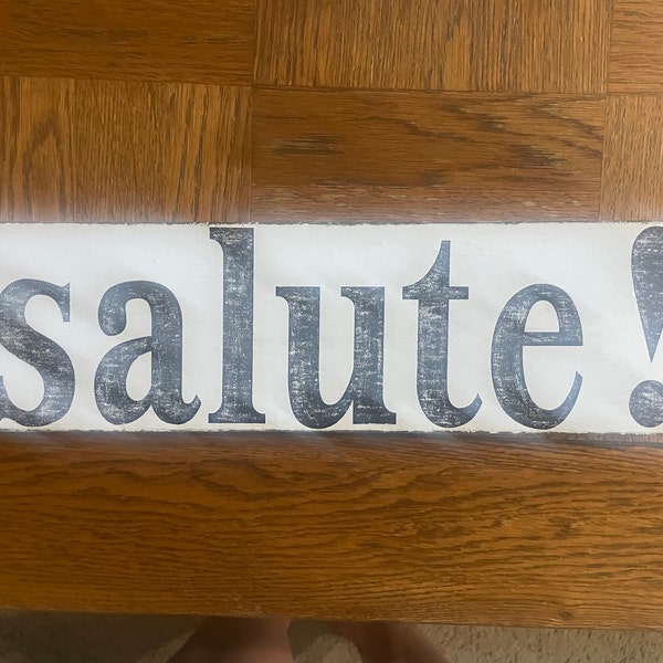 Salute, Italian Sign, Cheers, Wedding Decor - Etsy