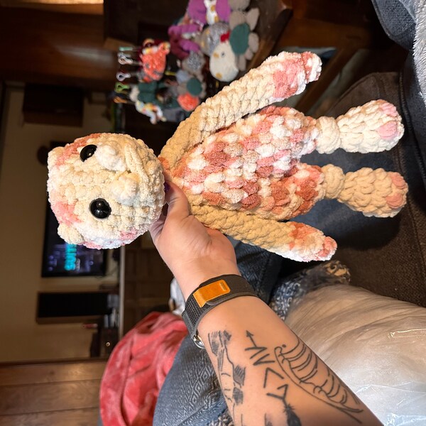 MINI Maven Monster Knotted Lovey — Crochet Monster PATTERN - Etsy