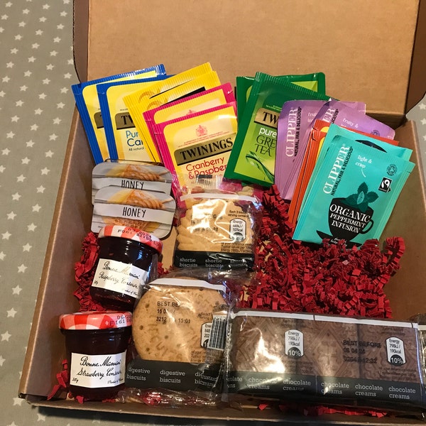 Happy Birthday Empty Hand Stamped Kraft Gift Boxes. Eco-friendly Royal ...