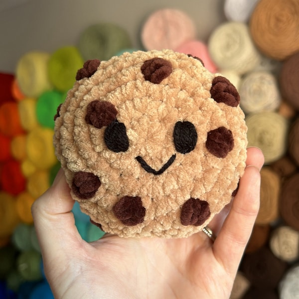 Mini Chocolate Chip Cookie Crochet Pattern, Plush Mini Cookie ...