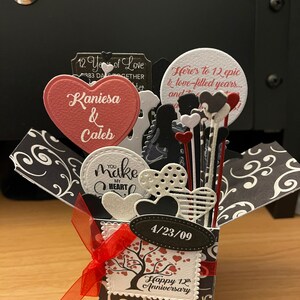 Custom Explosion Box Card Personalized Handmade Custom - Etsy