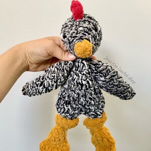 MINI Chickie Chicken Knotted Lovey Crochet Chicken PATTERN - Etsy